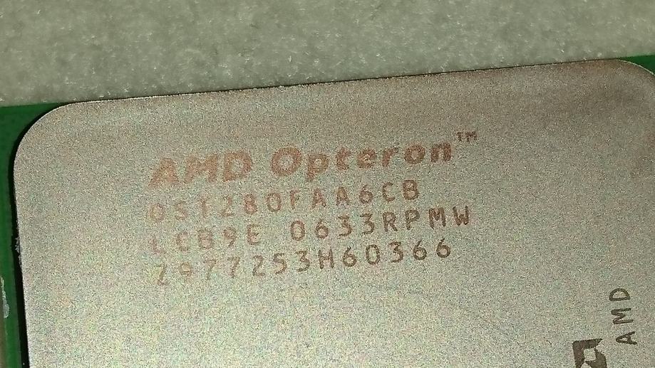 2 kom. AMD Opteron 280 2.4GHz (ost280faa6cb), dual core, Socket 940