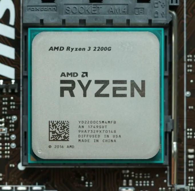 AMD Ryzen 3 2200G - Radeon RX Vega 8 Graphics - Wraith Stealth cooler
