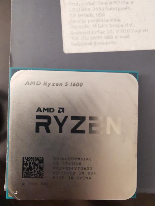AMD Ryzen 5 1600
