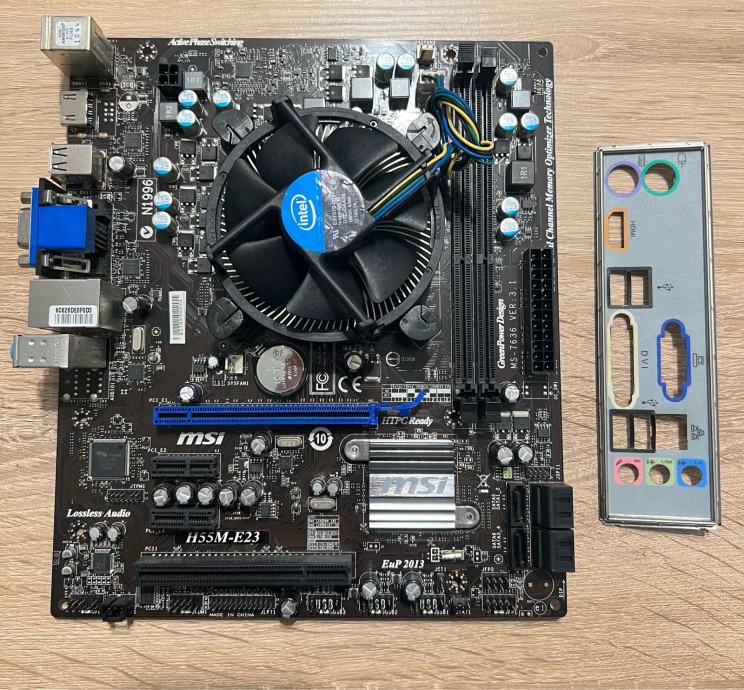 Intel i5-760 + MSI H55M-E23