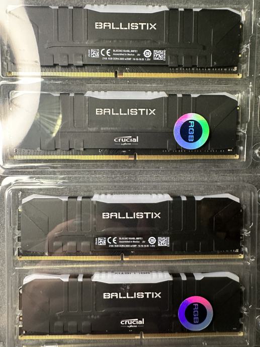 Intel i7 10700k + ROG Strix Z490-A Gaming MBO + Crucial Ballistix RGB