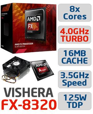 Procesor AMD FX 8320 Socket AM3+ 8 Jezgri - 3,5GHz, Turbo 4,0GHz