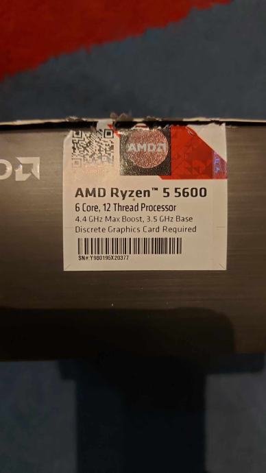 Ryzen 5 5600 + stock cooler