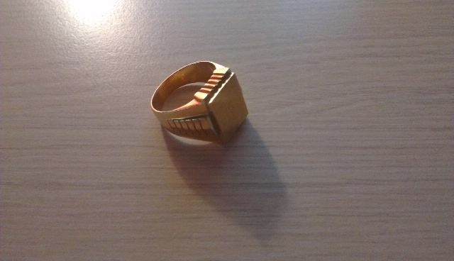 Zlatni prsten, pečetnjak 18K