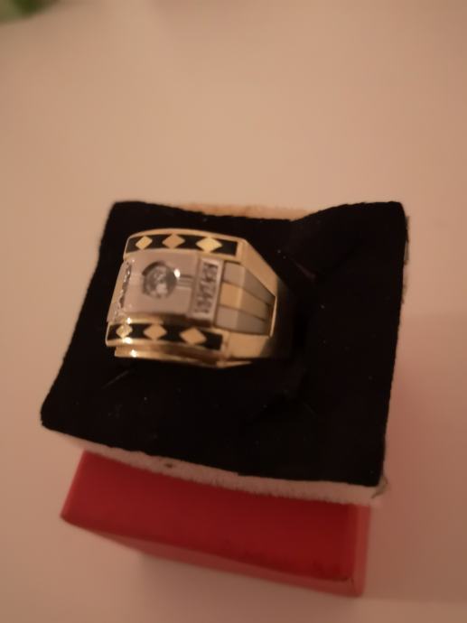 Zlatni muski prsten 14k