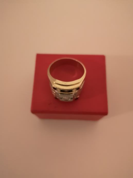 Zlatni muski prsten 14k