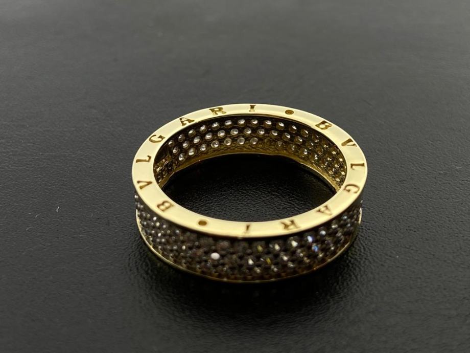 ZLATNI PRSTEN REPLIKA BVLGARI 4.72G .585 (14K) / R1, RATE