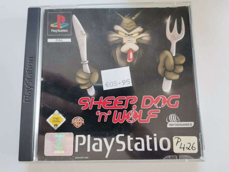 PS1 igrica sheep dog n wolf kao nova