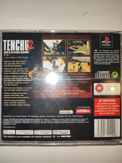 tenchu 2 ps1