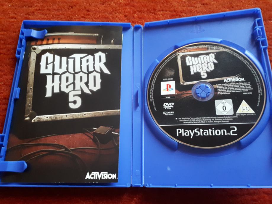 guitar hero 5 ps2