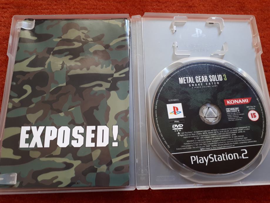 metal gear solid 3 ps2 black label