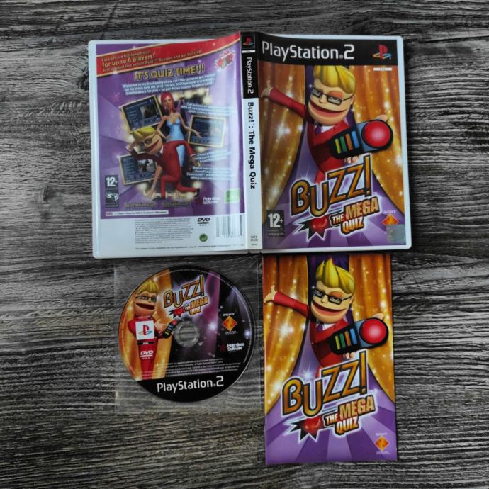 ps2 Buzz Mega-Quiz ps2