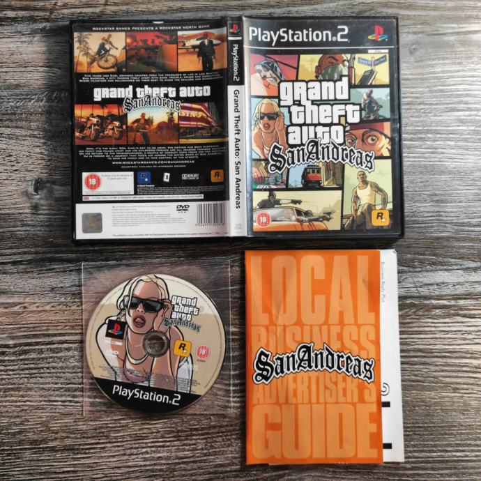 ps2 Grand Theft Auto: San Andreas ps2