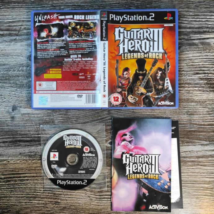 ps2 Guitar Hero III: Legends Of Rock ps2