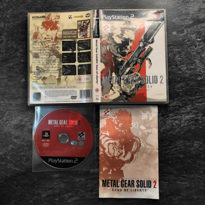 ps2 Metal Gear Solid 2 ps2