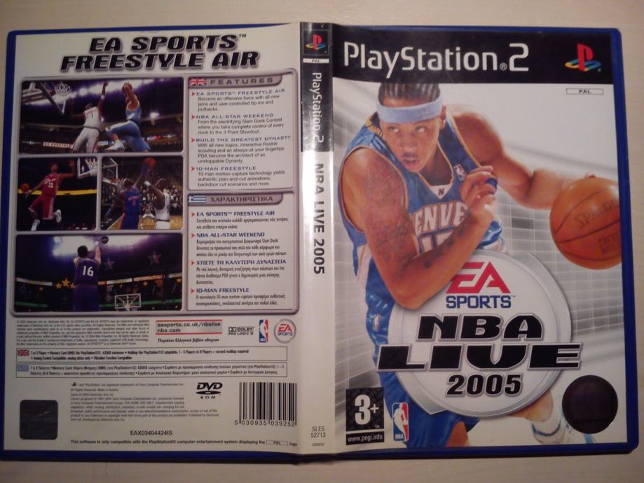 PS2 ORIGINAL IGRA NBA LIVE 2005