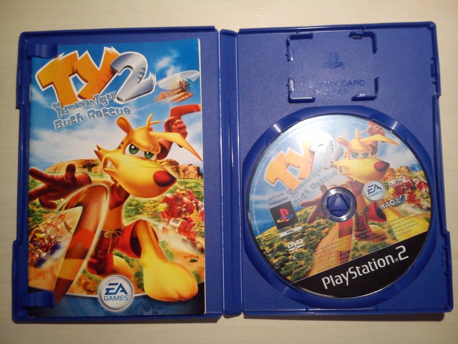 PS2 ORIGINAL IGRA TY THE TASMANIAN TIGER 2 : BUSH RESCUE