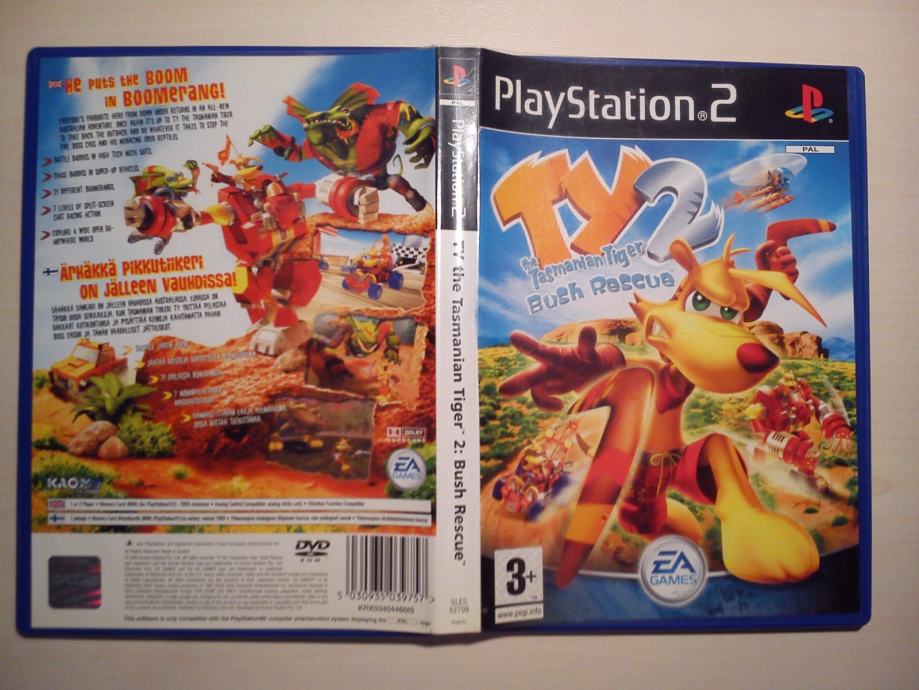 PS2 ORIGINAL IGRA TY THE TASMANIAN TIGER 2 : BUSH RESCUE