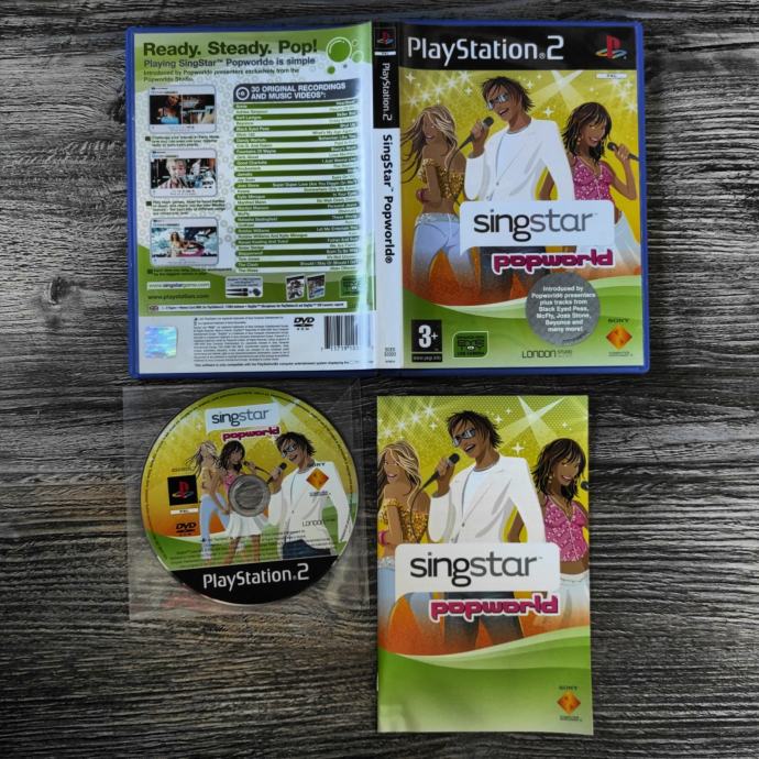 ps2 SingStar Pop World ps2