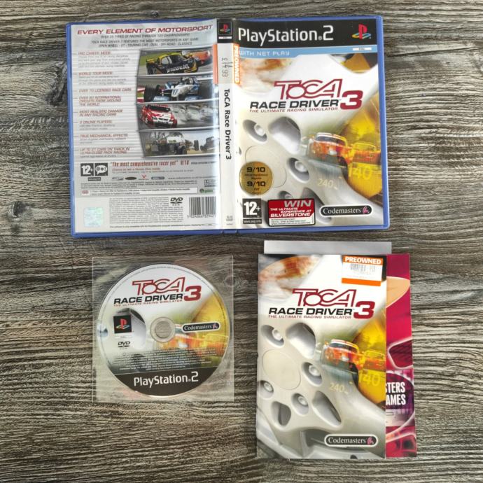 ps2 TOCA Race Driver 3 ps2