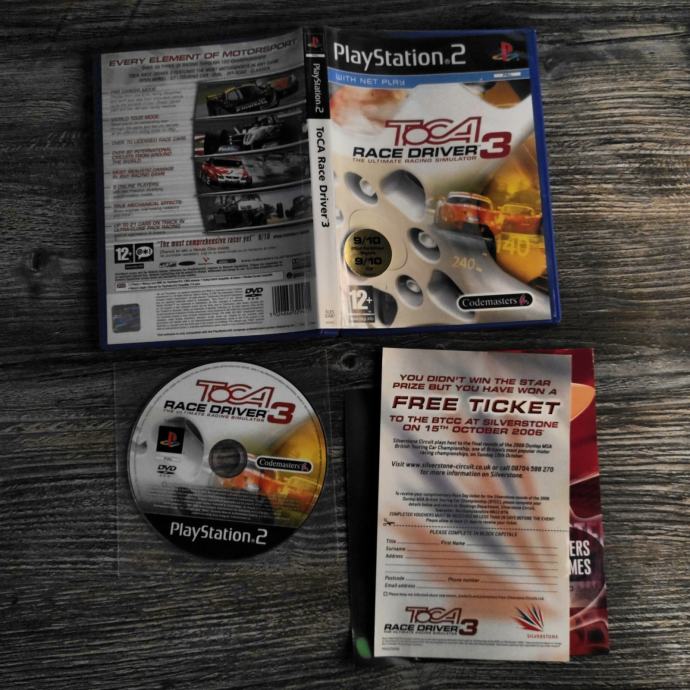 ps2 TOCA Race Driver 3 ps2
