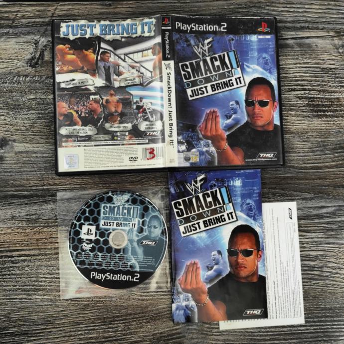ps2 WWF Smackdown Just Bring It ps2