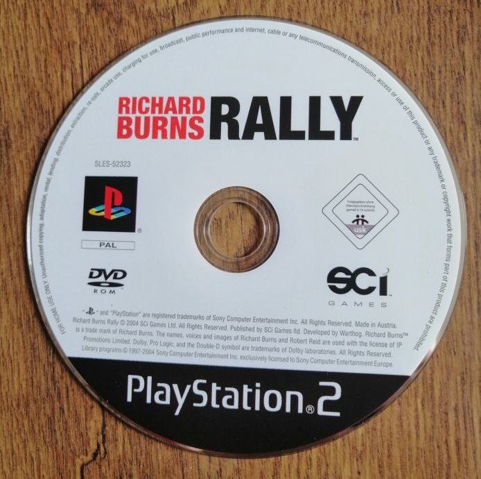 Richard Burns Rally- Playstation 2