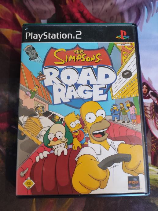 THE SIMPSONS ROAD RAGE PS2