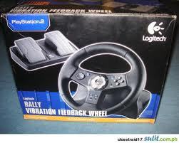 Logitech Rally Vibration Feedback Wheel za ps2