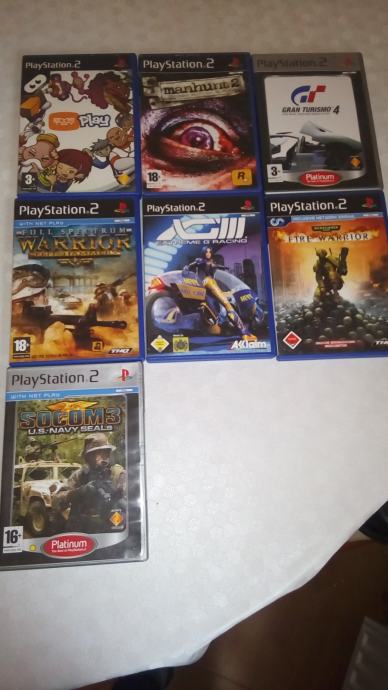 PRODAJEM IGRICE ZA PLAYSTATION 2