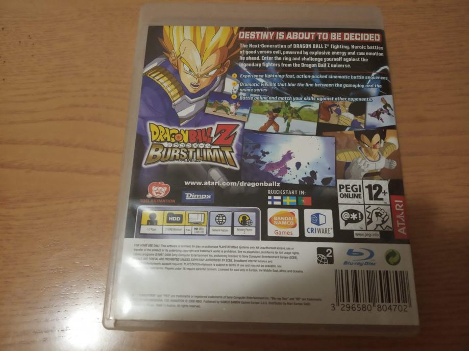 Dragon ball z burst limit ps3 iso game - eminput