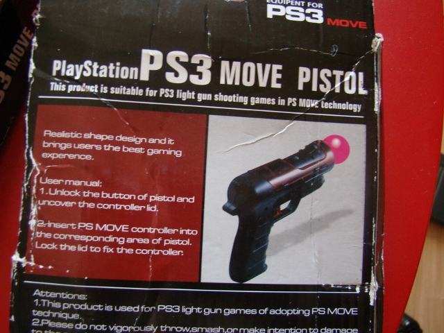 PISTOLJ za SONY Playstation 3 Move, Perfect Aim Pistol Dodatak60 kn