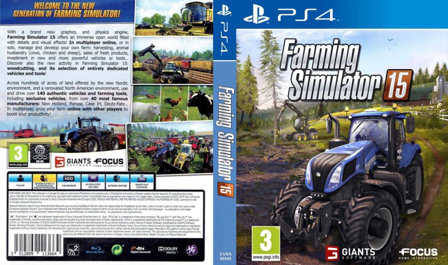 FARMING SIMULATOR 2015 PS4