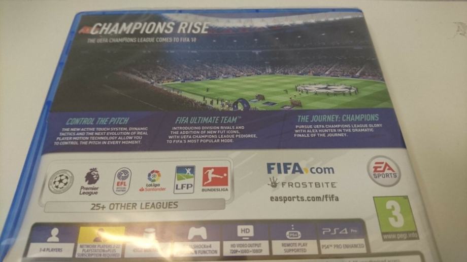 FIFA 19 PS4 igra! FIFA 2019 PS4! *novo nekorišteno*