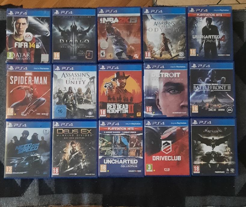 Igre za ps4 i ps5 mjenjam ili prodajem