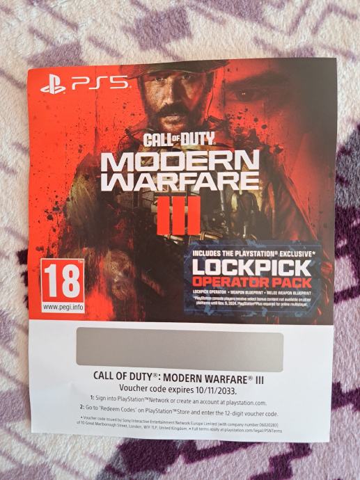 Call of Duty Modern Warfare 3 PS5