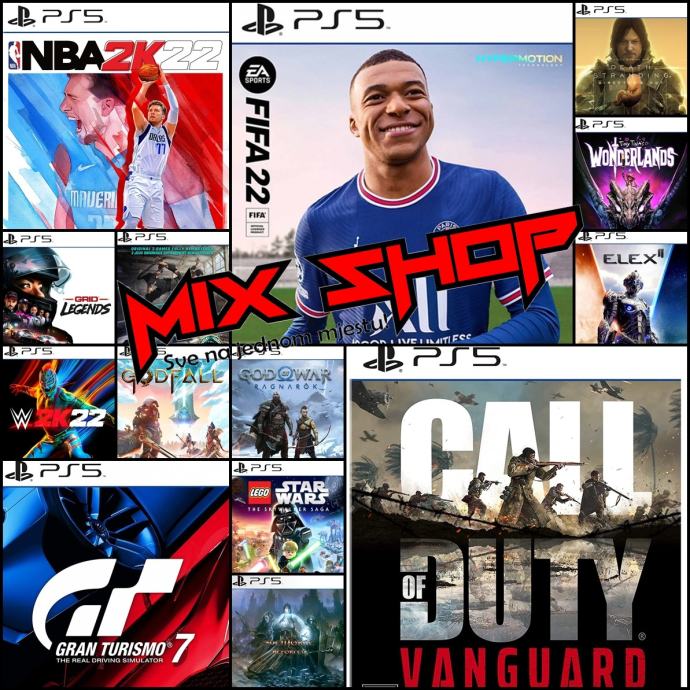 ORIGINAL IGRE za SONY PLAYSTATION 5 PS5 RAZNI NASLOVI Igrice Igra