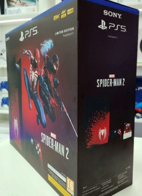 Nova Sony PlayStation 5, Blu Ray Limited edition 825 gb. Spider Man