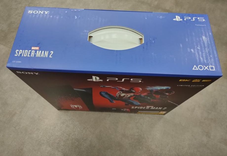 Nova Sony PlayStation 5, Blu Ray Limited edition 825 gb. Spider Man