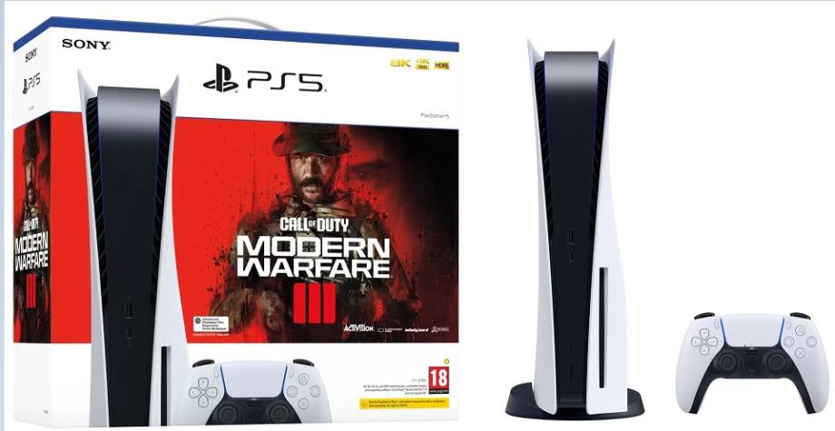 SONY PLAYSTATION 5 PS5 BLU-RAY C chassis+Call of Duty Modern Warfare 3