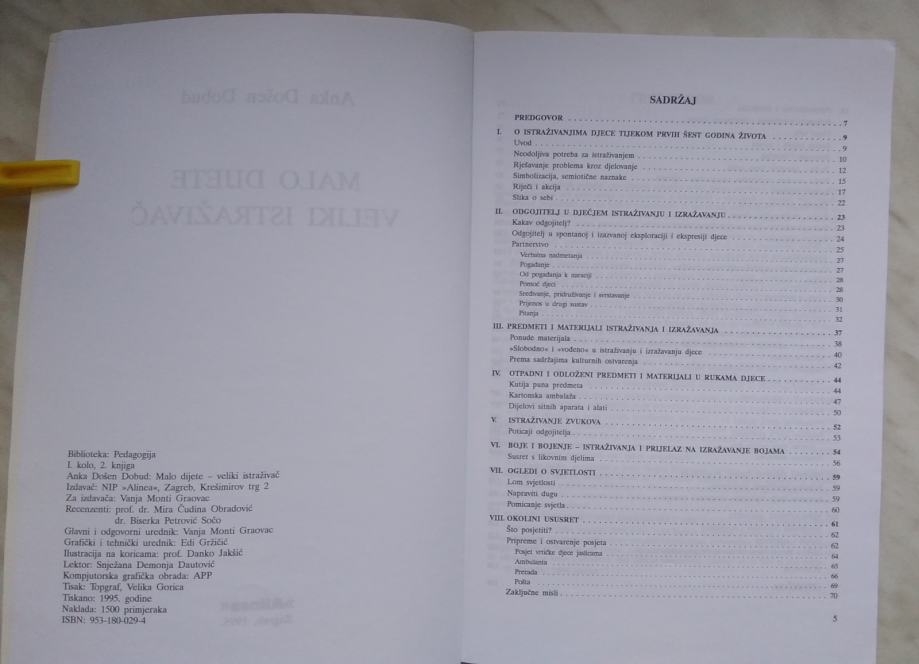 Anka Došen Dobud - Malo dijete veliki istraživač