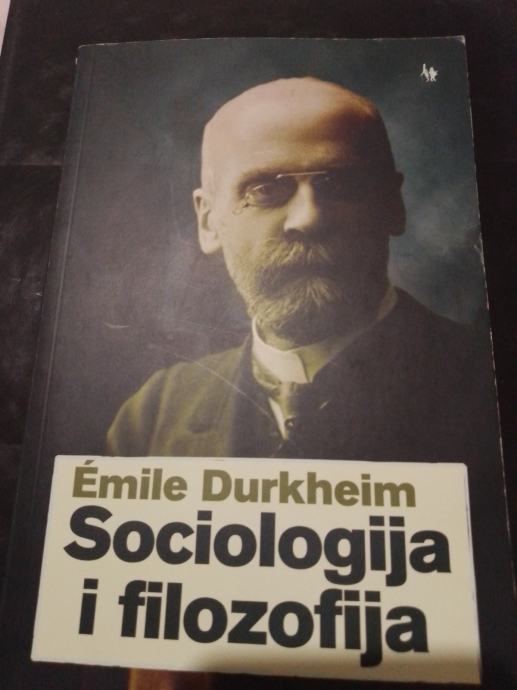 Emile Durkheim, Sociologija i filozofija