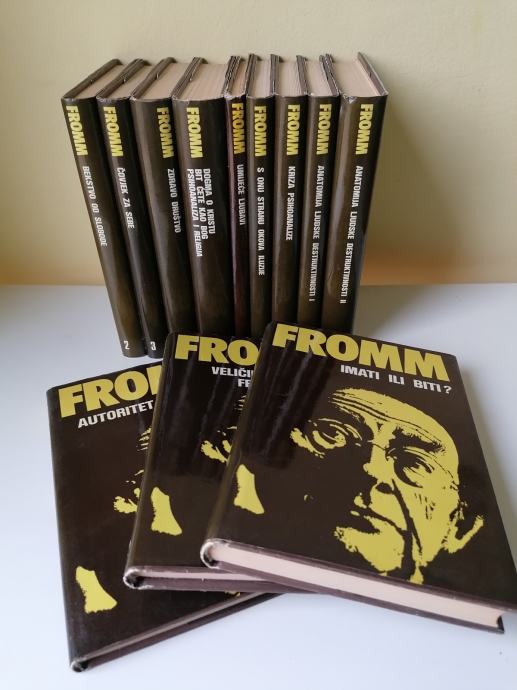 Erich Fromm, komplet 12 knjiga
