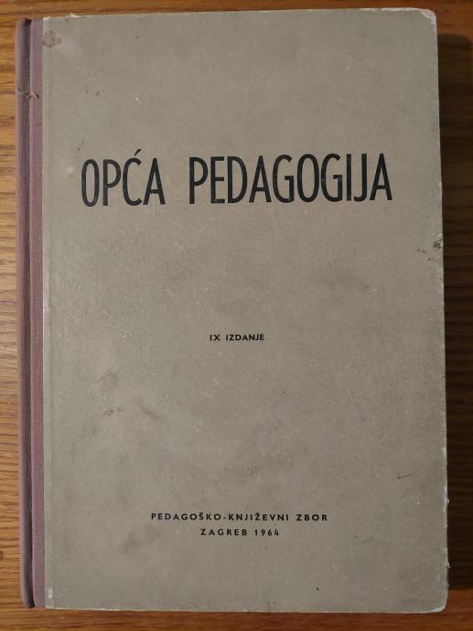 Opća PEDAGOGIJA - Urednik : Dr. S. PATAKI