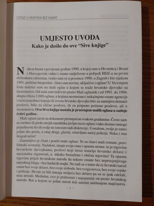 Ostaje li HRVATSKA bez MAJKI ? - don Anto BAKOVIĆ
