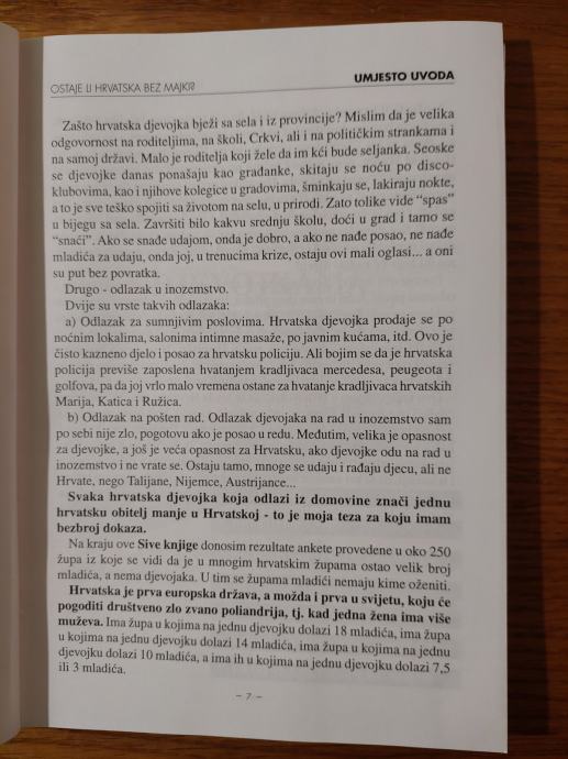 Ostaje li HRVATSKA bez MAJKI ? - don Anto BAKOVIĆ