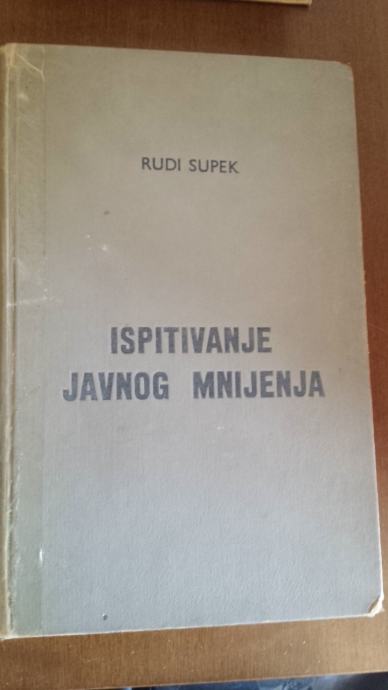 Rudi Supek – Ispitivanje javnog mnijenja
