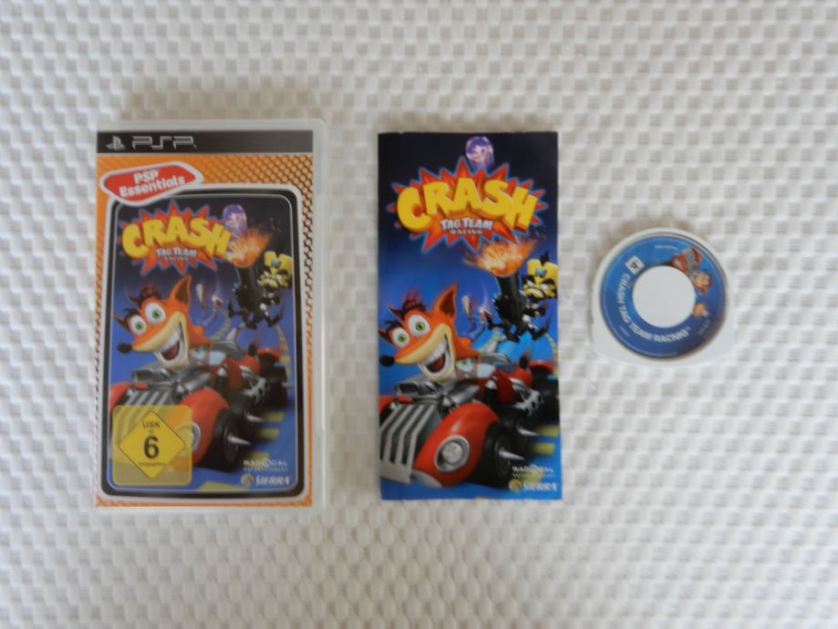 Crash Tag Team Racing za Playstation Portable PSP #4336