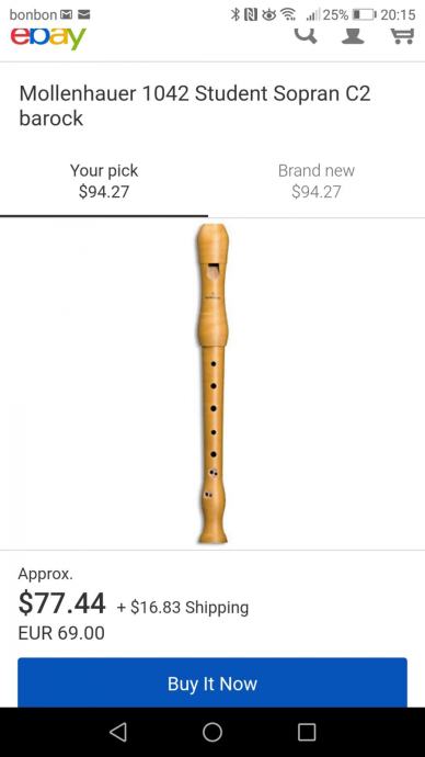 blokflauta-Mollenhauer- barock