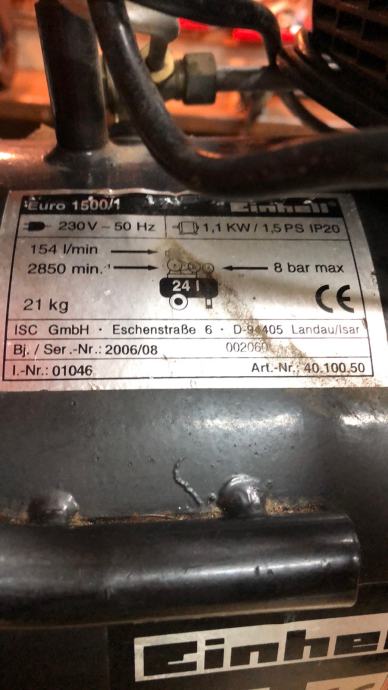 Einhell AirTech kompresor zraka